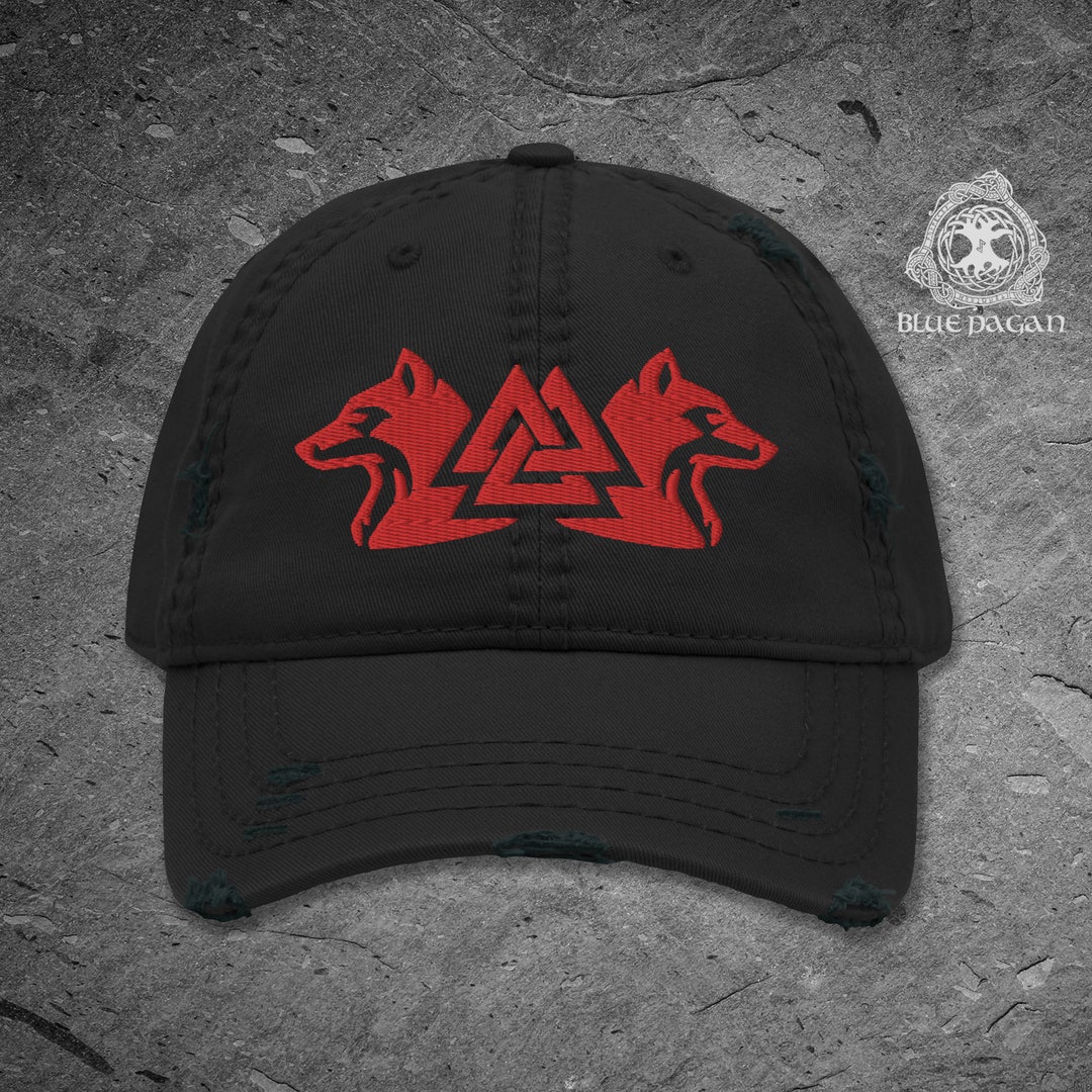 Valknut Wikinger Wolf Hut, Walhalla Nordische Mythologie Kappe ...