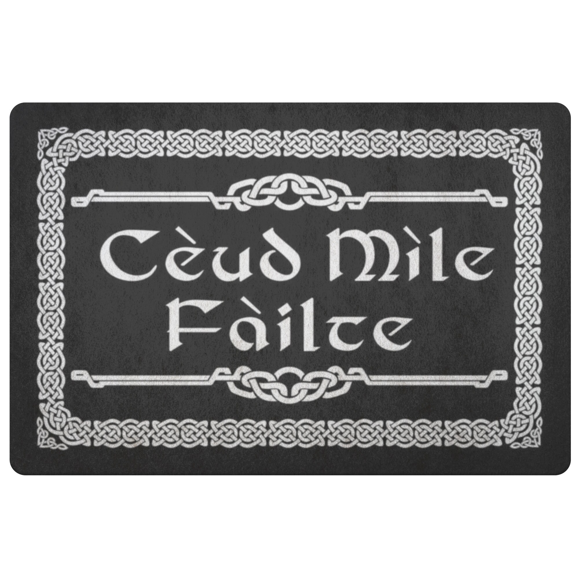 Celtic Scots Gaelic Hundred Thousand Welcomes Doormat | Etsy