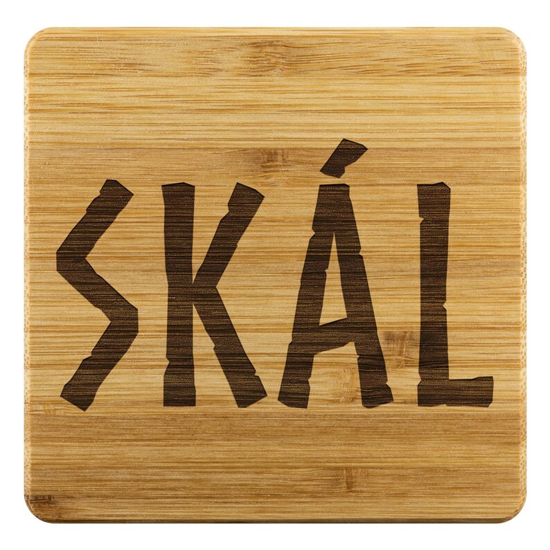 Skál Norse Viking Toast Coasters Scandinavian Nordic | Etsy