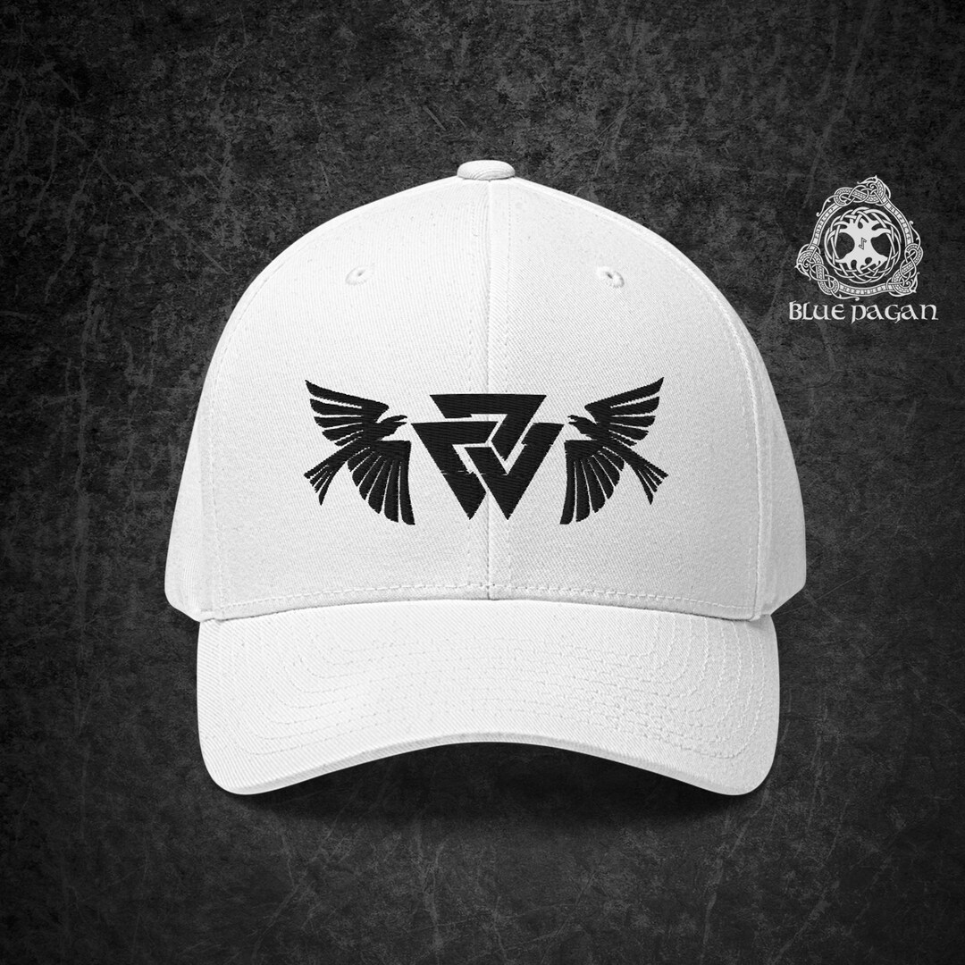 Norse Raven Viking Valknut Hat, Valhalla Asgard Mythology Cap, Medieval ...