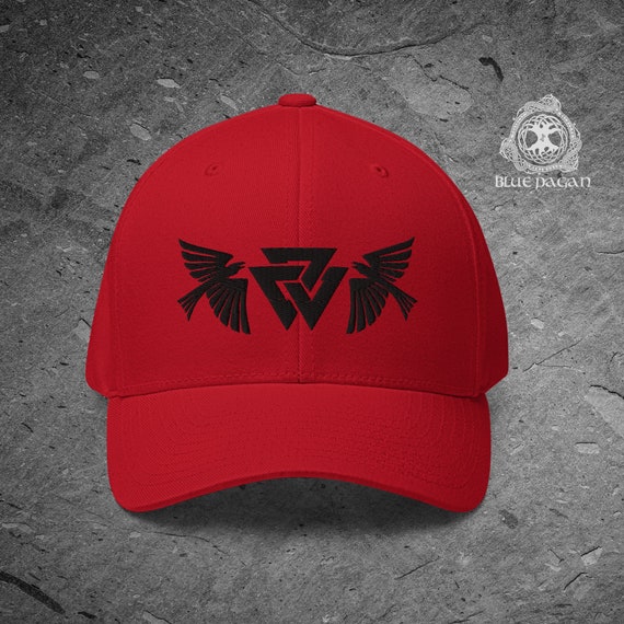 Viking Valknut Norse Raven Hat Valhalla Asgard Mythology Cap - Etsy