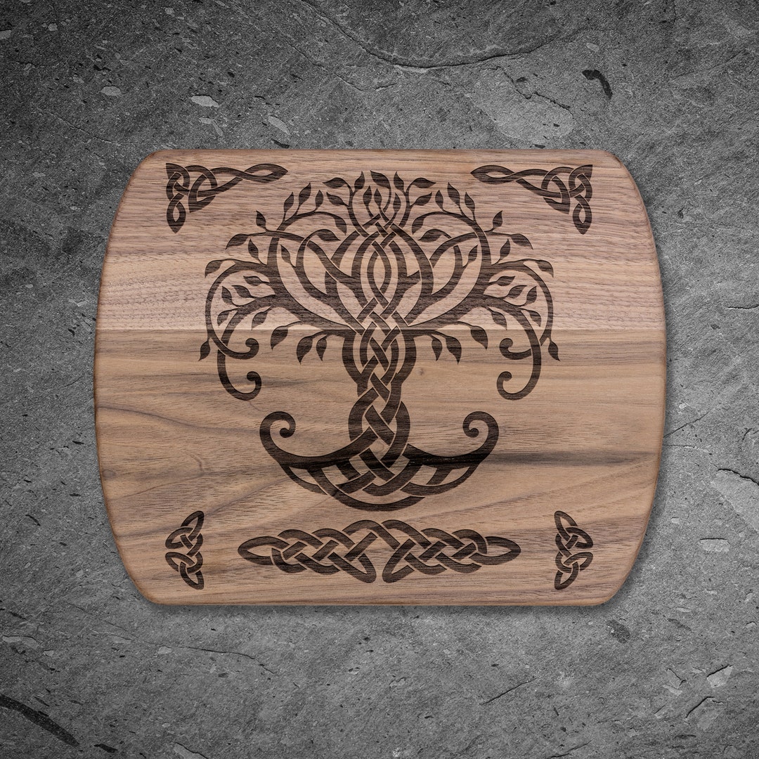 Tree of Life Viking Yggdrasil Cutting Board Norse Mythology - Etsy