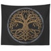 Lebensbaum Nordischer Pagan Yggdrasil Wikinger Wandteppich, Wikinger ...