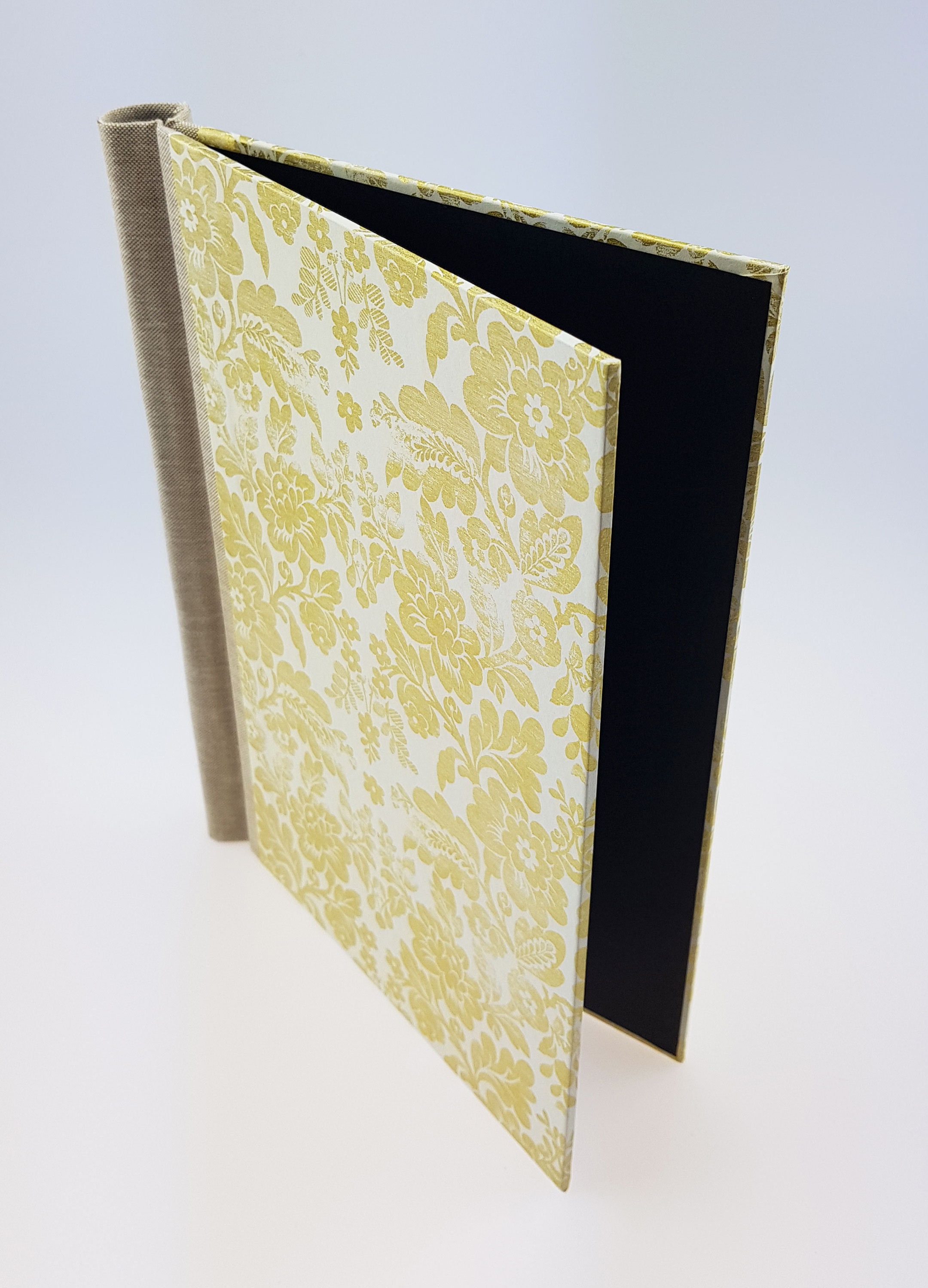 Springback Binder Luxury Brocade Natural Linen A4 - Etsy