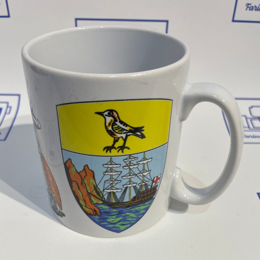 11oz Mug With Coat of Arms of St Helena, Tristan Da Cunha and Ascension ...