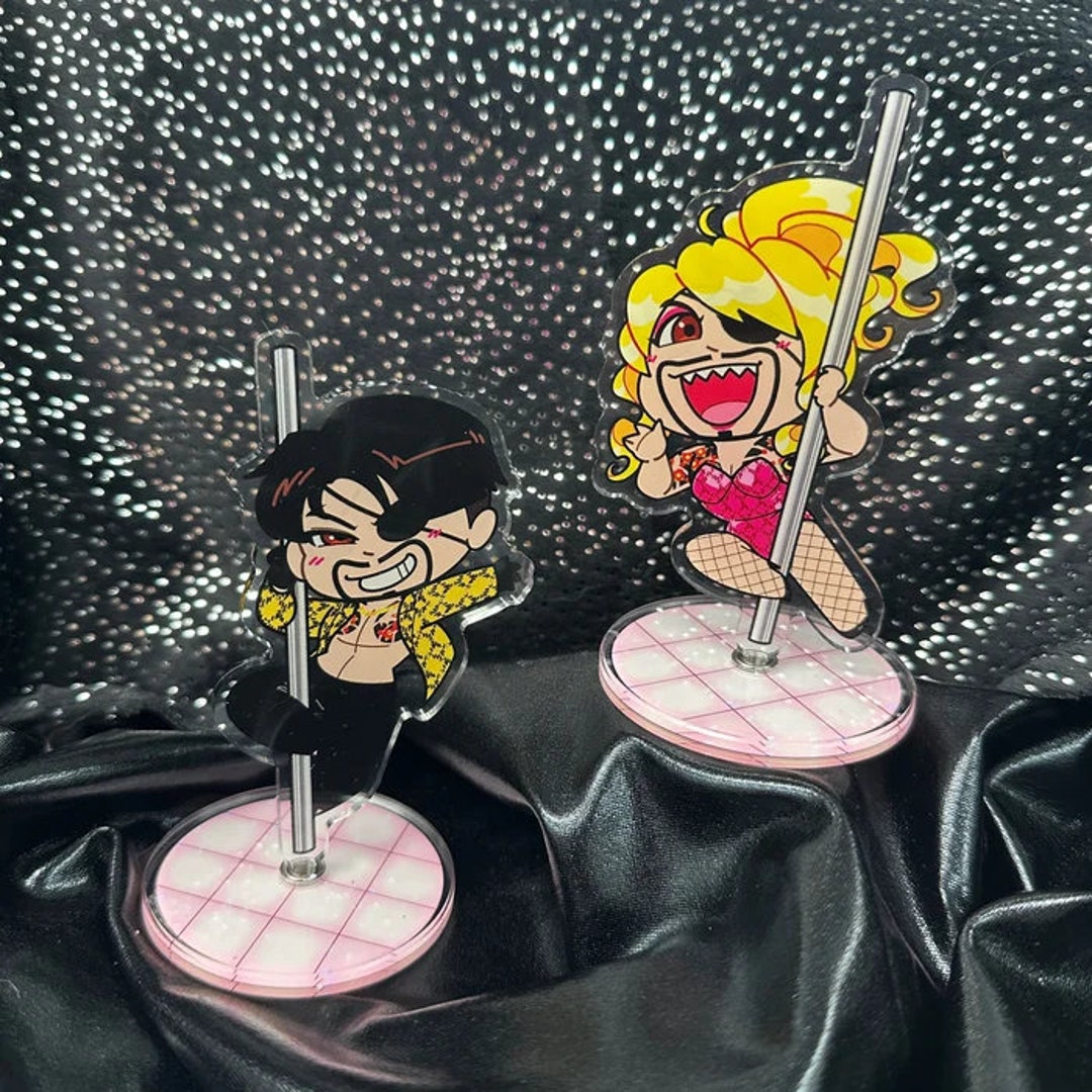 Yakuza Like a Dragon Goro Majima & Goromi Pole Dance Spinning Acrylic ...