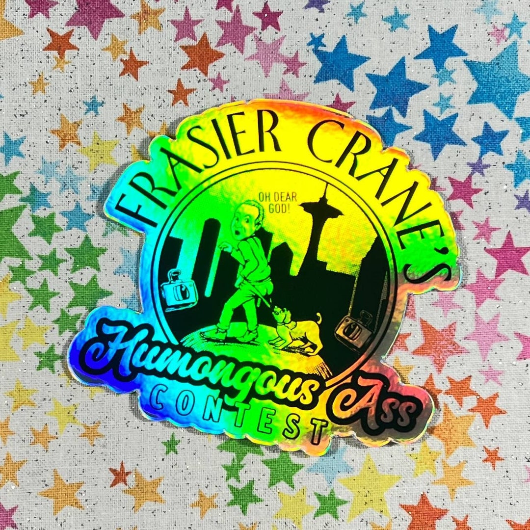 Frasier 3 Vinyl Holo Sticker Decal Frasier Crane's - Etsy