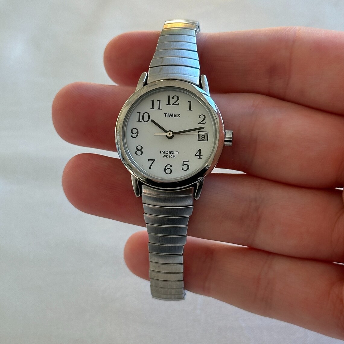 Classic Silver Tone Timex Watch - Etsy