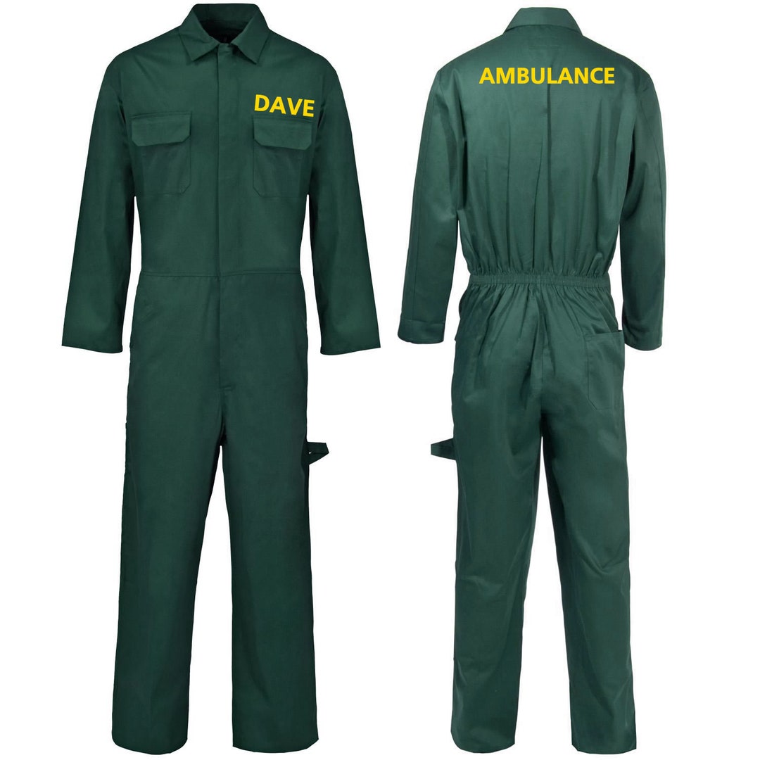 Green Ambulance Uniform for Fancy Dress Custom Named Costume - Etsy