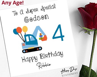 Godson Birthday Card - Etsy UK