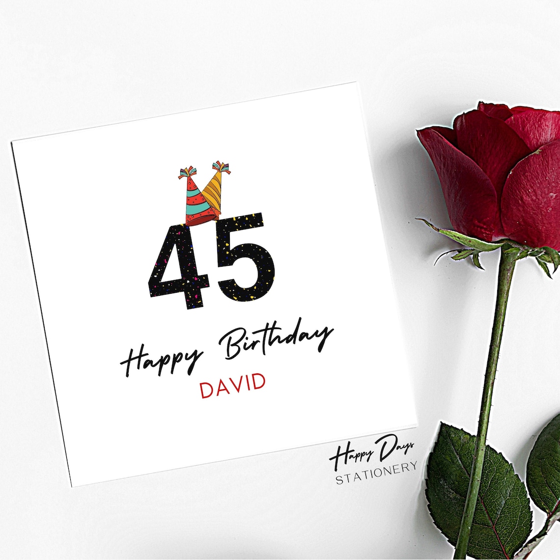 45th Birthday Card for Male or for Female 45th Birthday Card | Etsy UK