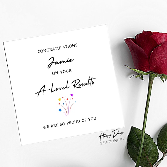 A-levels Congratulations Card A Levels Results Card GCSE | Etsy