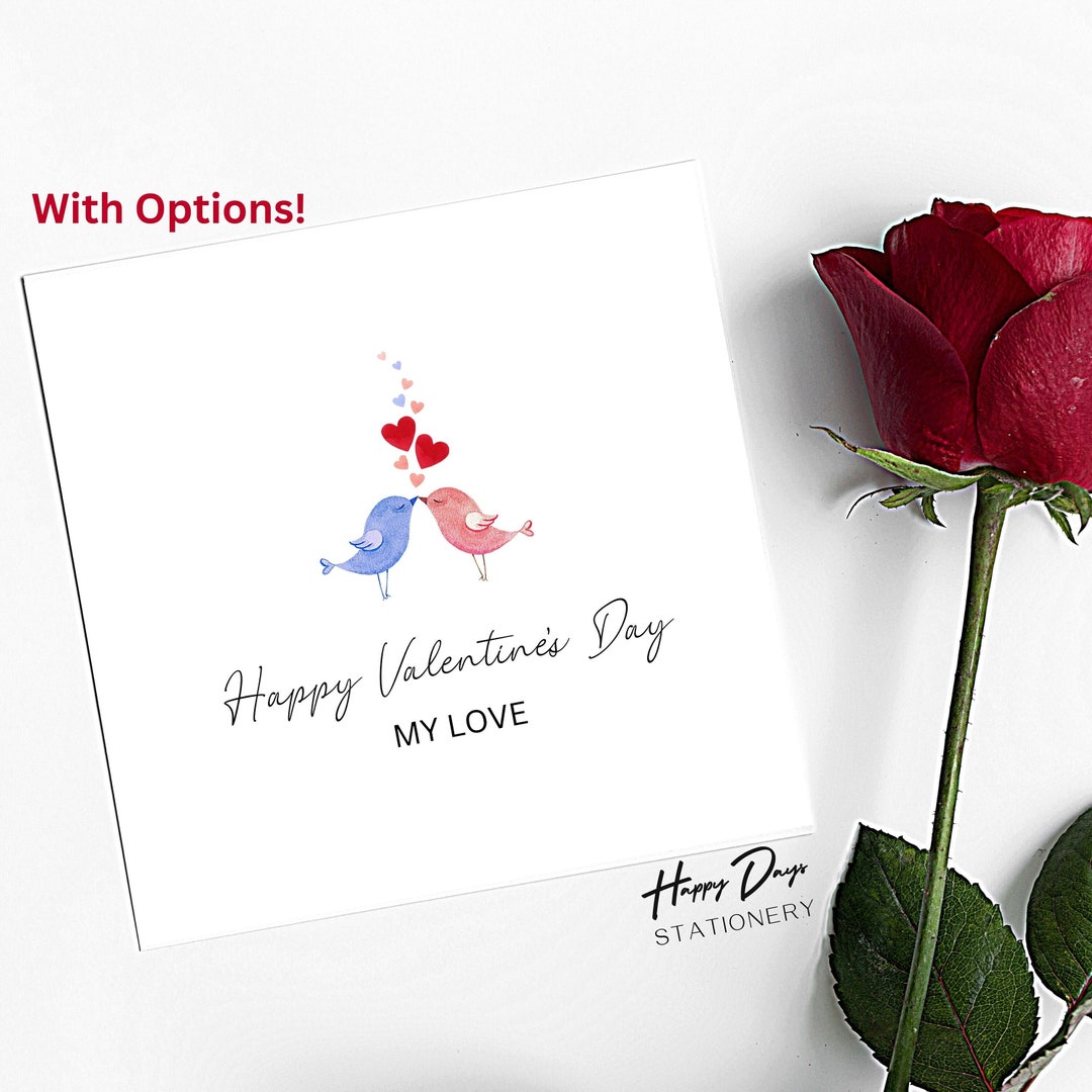 Valentine's Day Card Valentine Card for Husband Fiancé Boyfriend ...