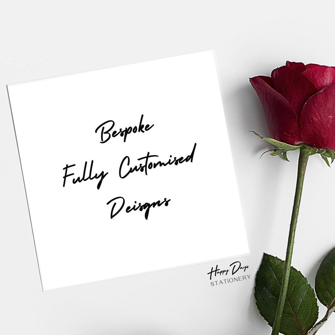 Bespoke Fully Customised One-off Designs - Etsy