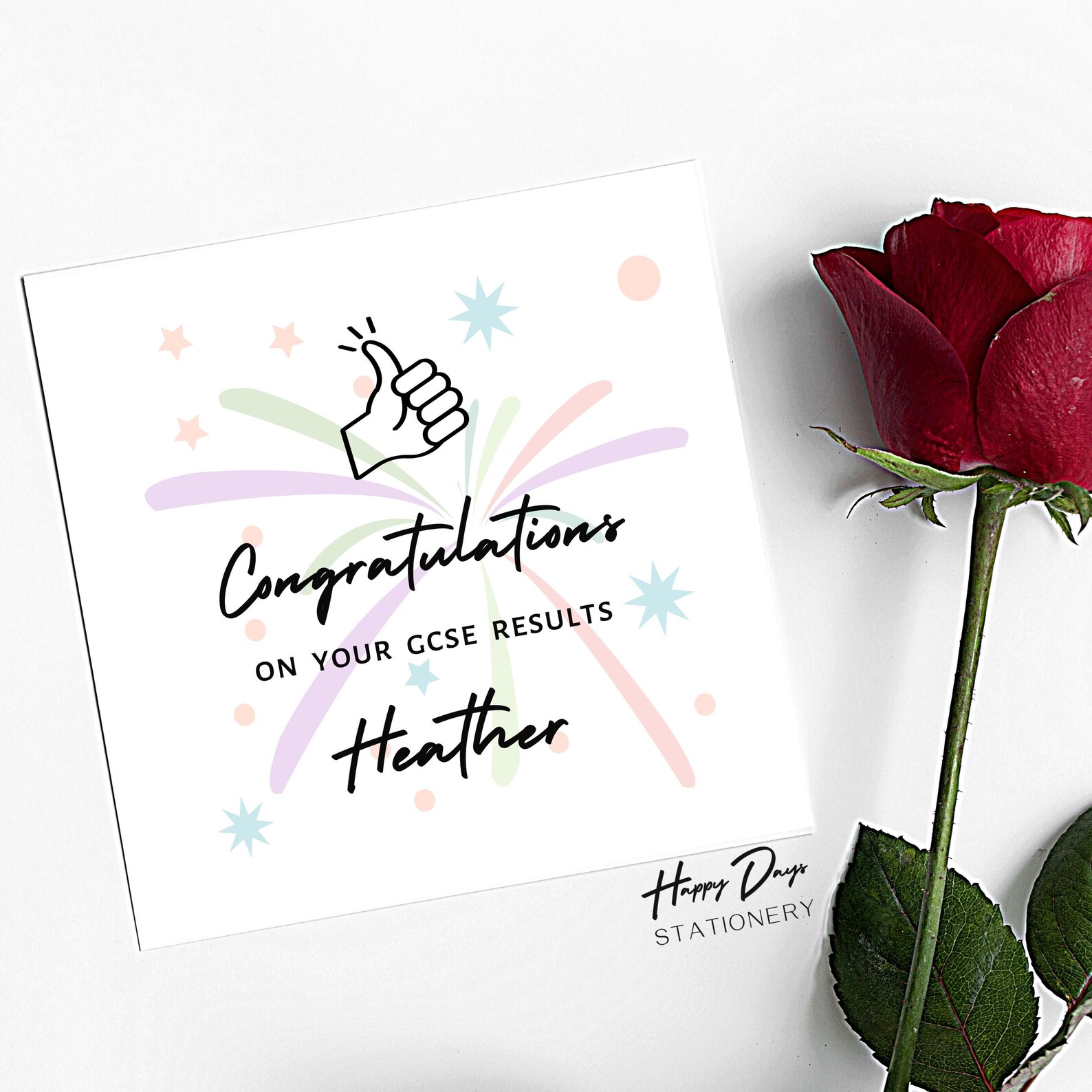 GCSE Results Card GCSE Congratulations Card A Levels | Etsy