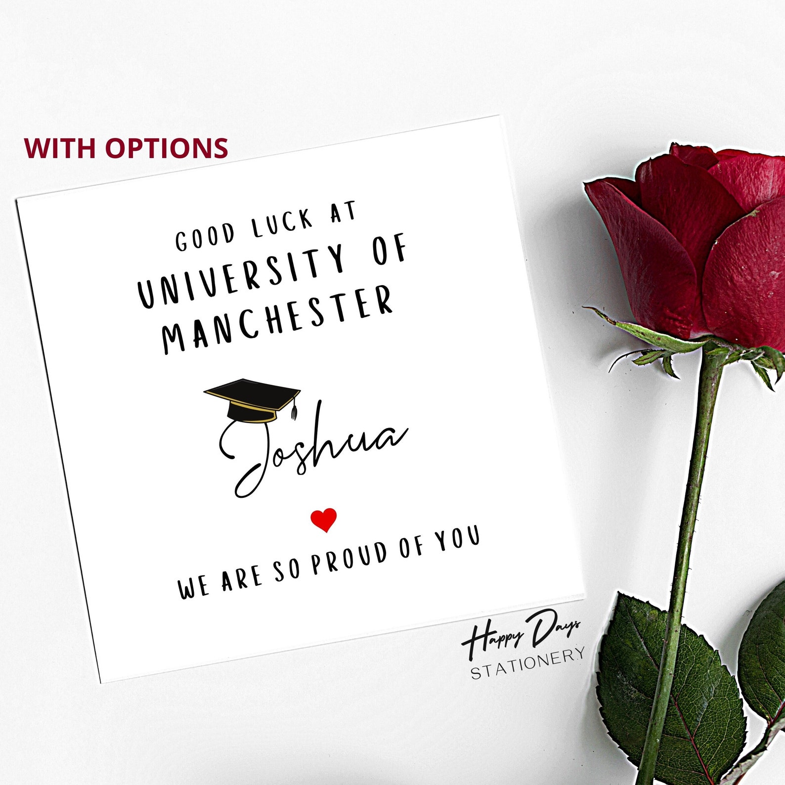 Going to University Card, Good Luck at University Card, off to Uni Card ...