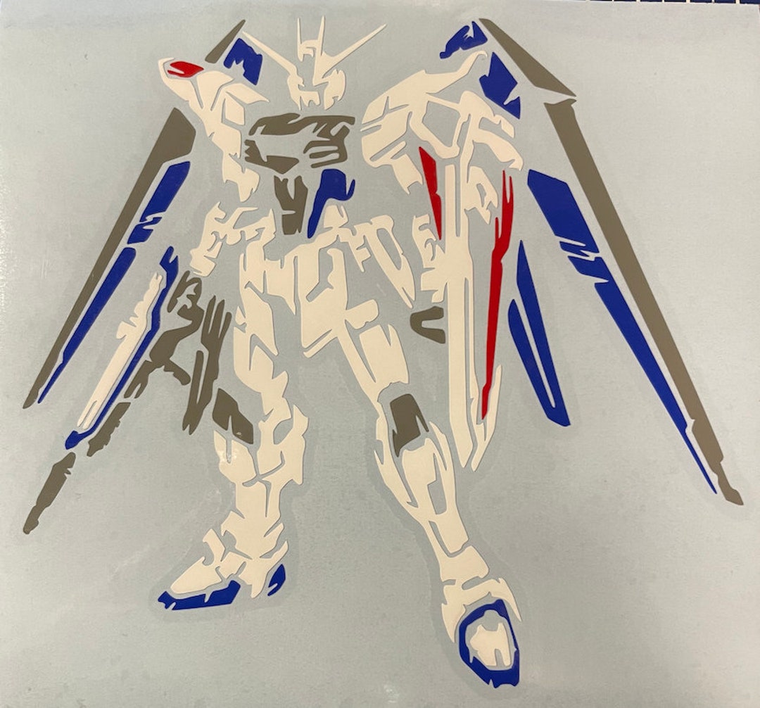 Mecha Decal Stickers Anime Sticker Car Accessory Cartoon Anime Mecca ...