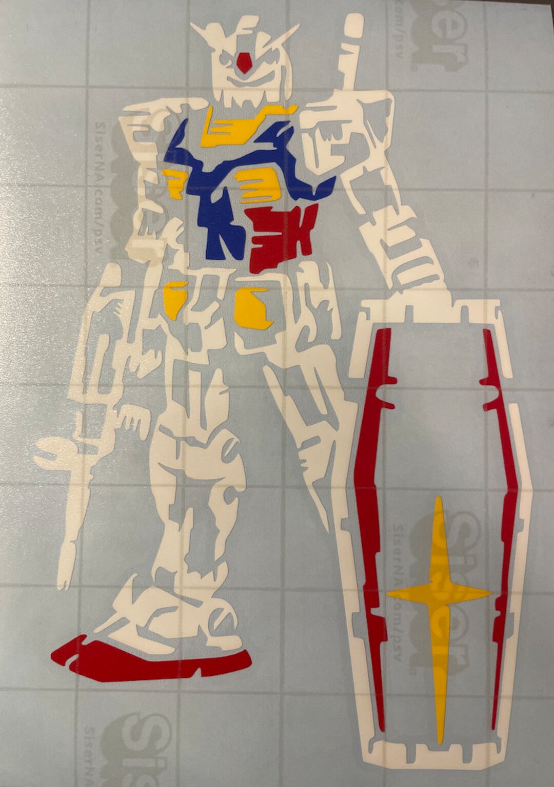 Mecha Decal Stickers Anime Sticker Car Accessory Cartoon Mecca Anime ...