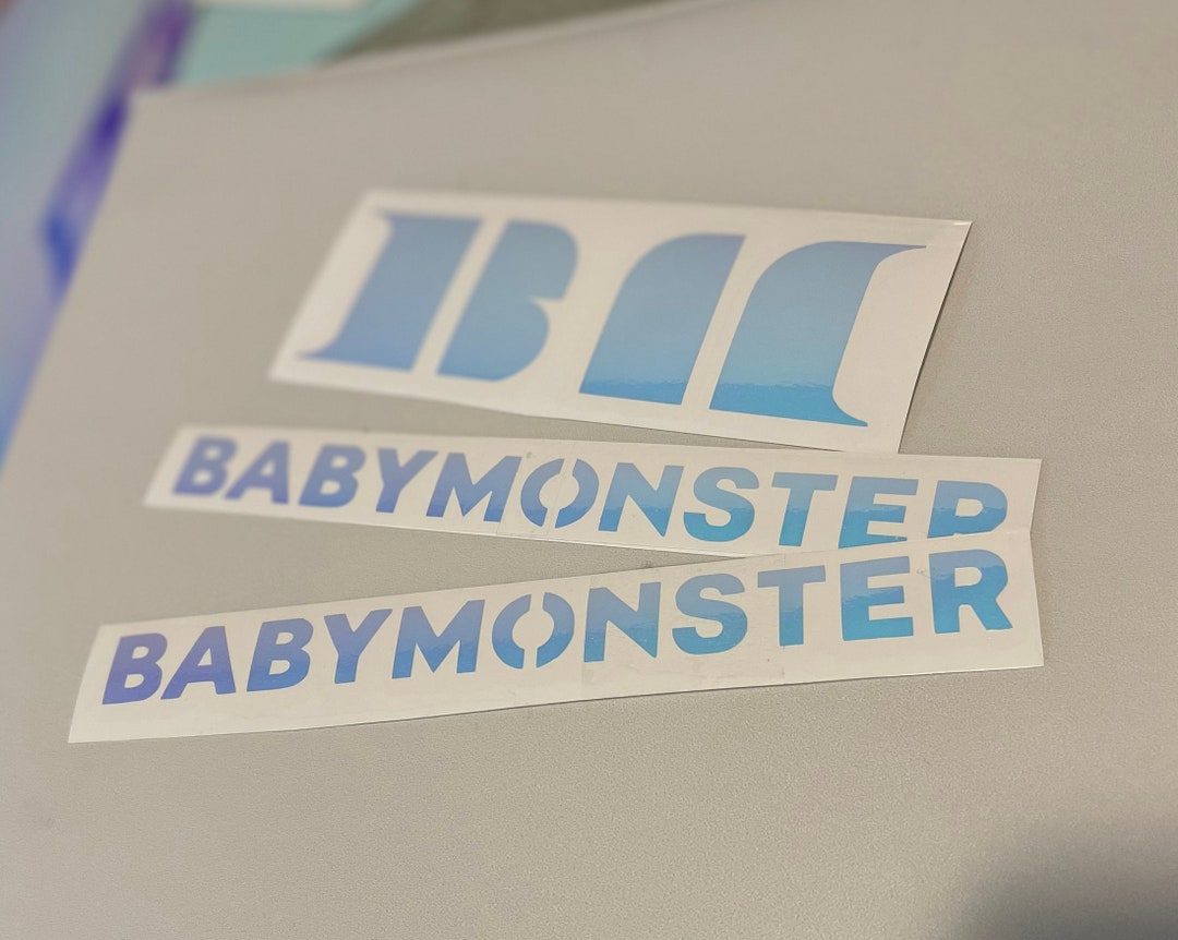 Babymonster Logo Stickers Kpop Girl Group Stickers Babymonster - Etsy
