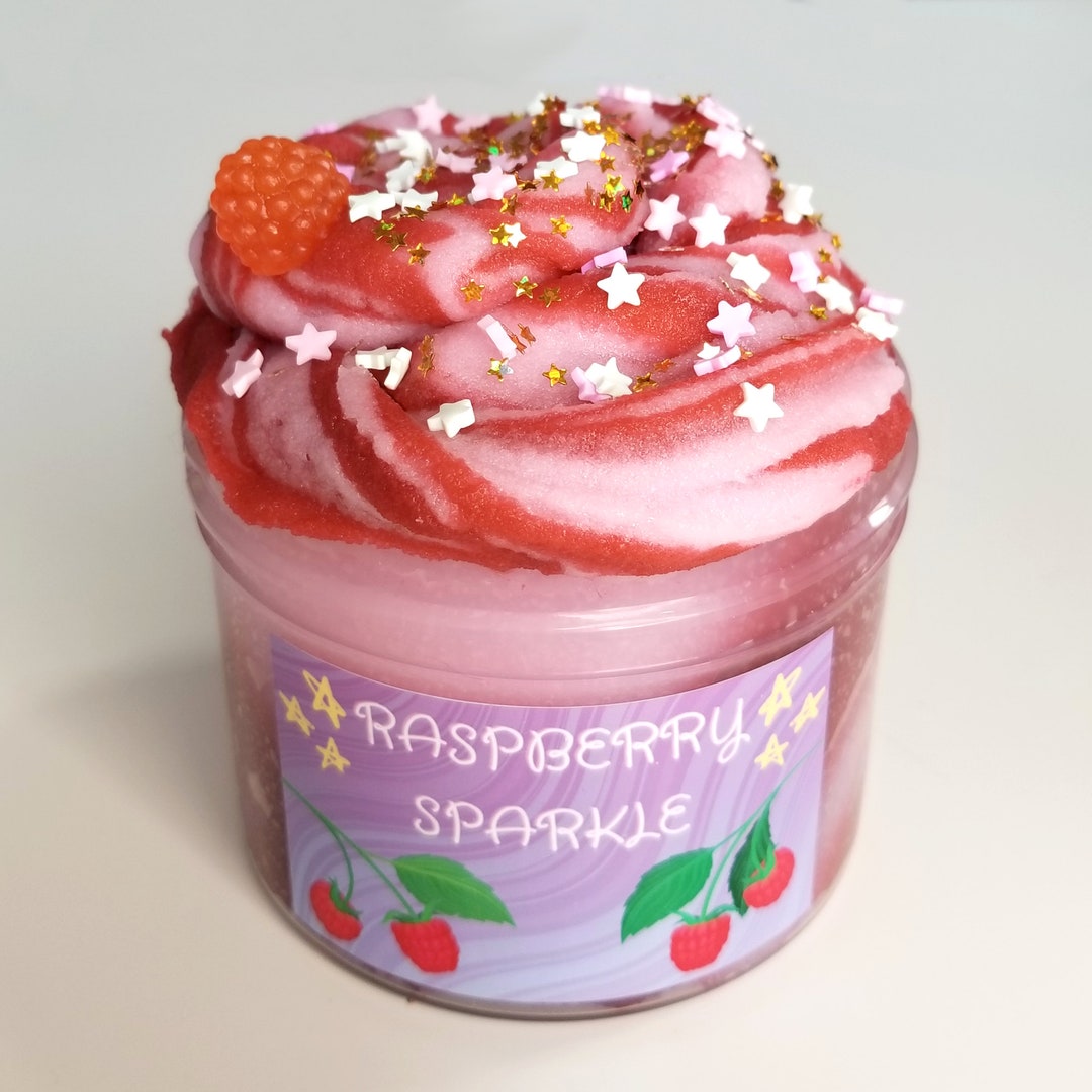 Raspberry Sparkle Scented Icee Slime - Etsy