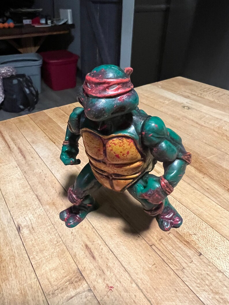 Custom Painted Blood Raphael 1988 TMNT Teenage Mutant Ninja Turtle ...