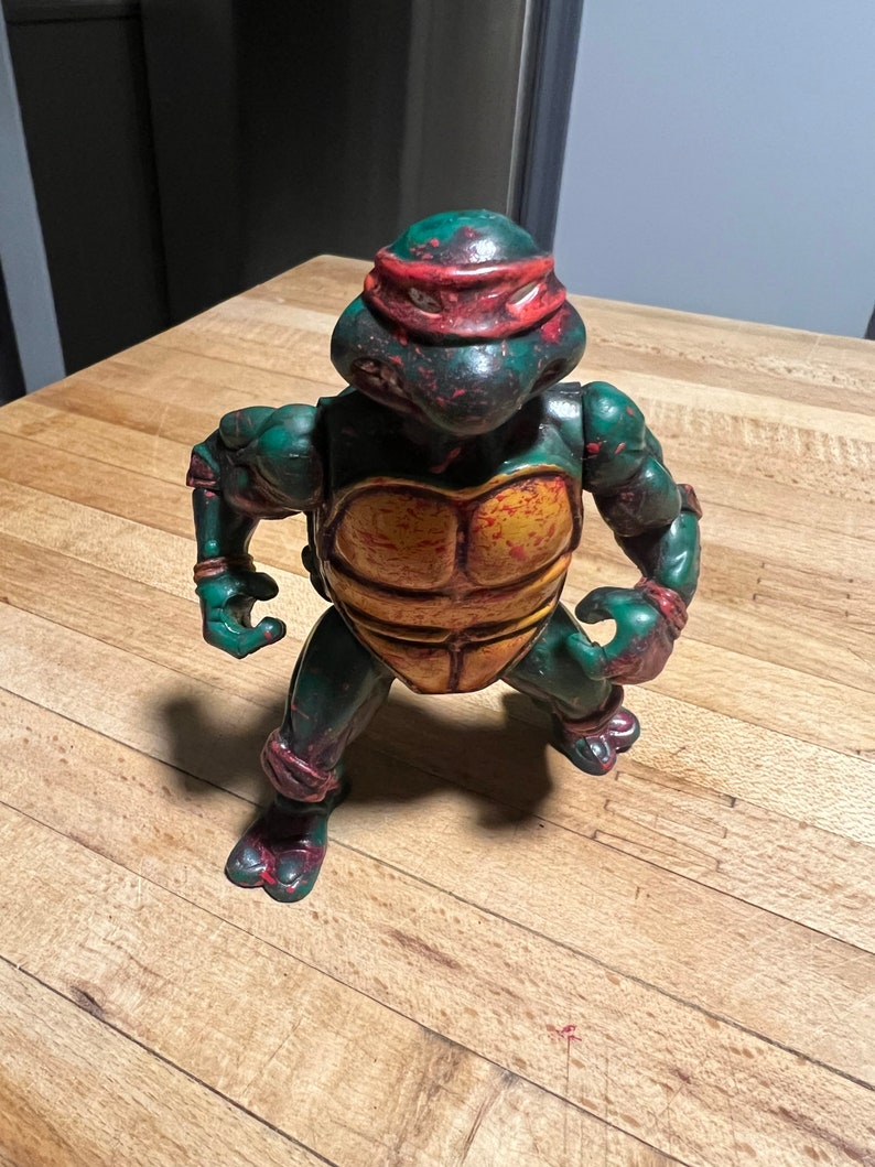 Custom Painted Blood Raphael 1988 TMNT Teenage Mutant Ninja Turtle ...