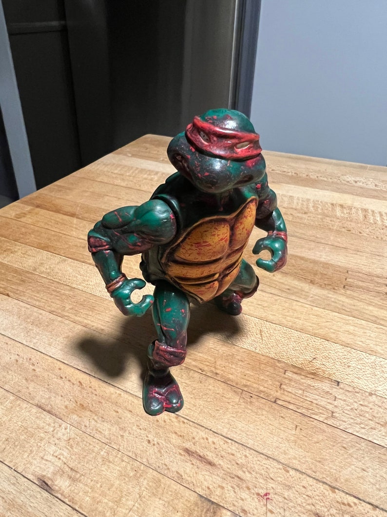 Custom Painted Blood Raphael 1988 TMNT Teenage Mutant Ninja Turtle ...