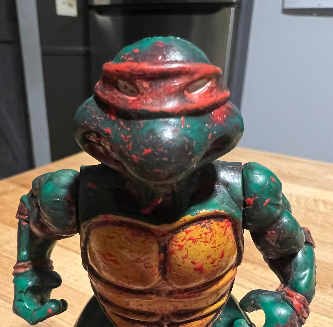Custom Painted Blood Raphael 1988 TMNT Teenage Mutant Ninja | Etsy