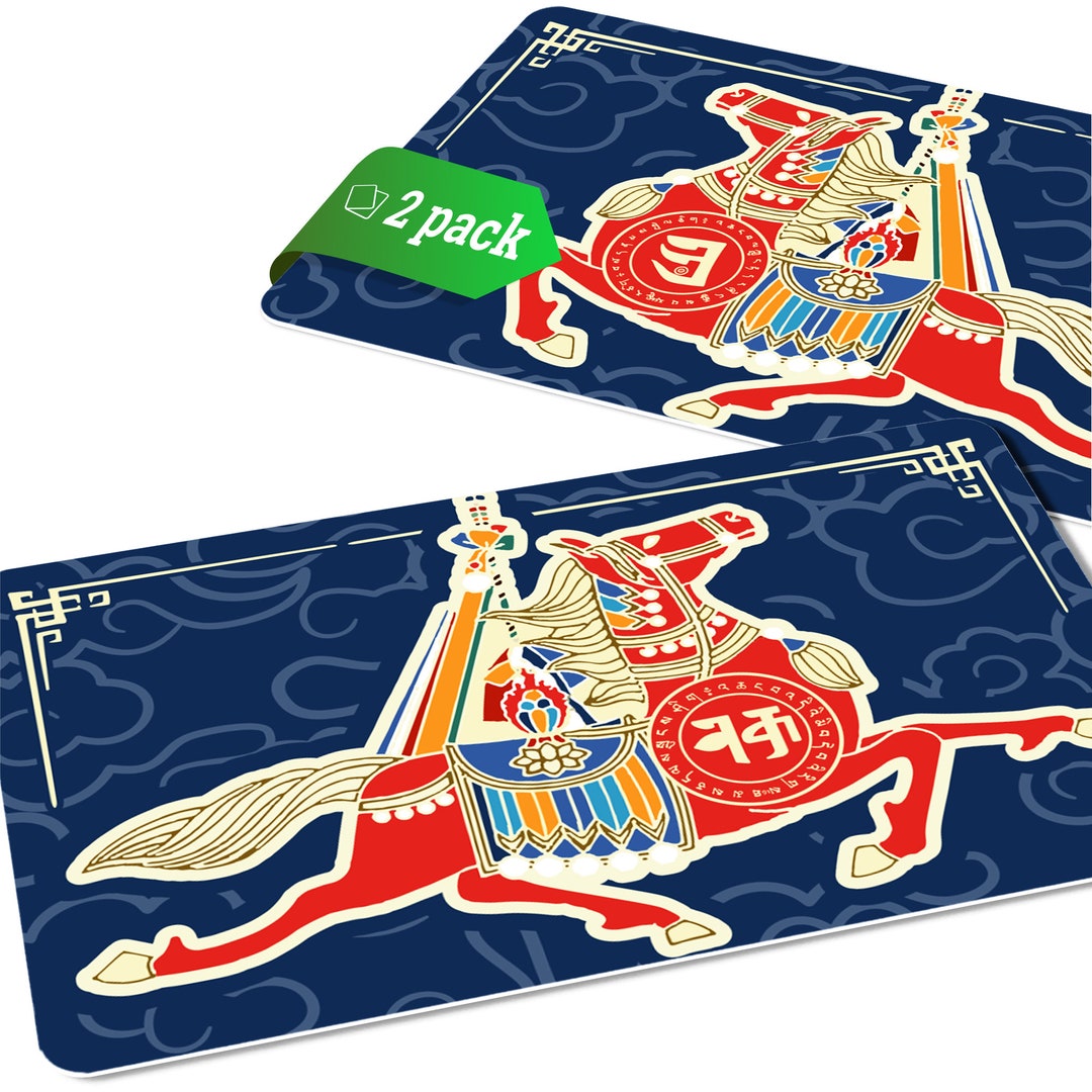 Period 9 Windhorse Amulet Feng Shui Card, Symbol of Magnificent Success ...