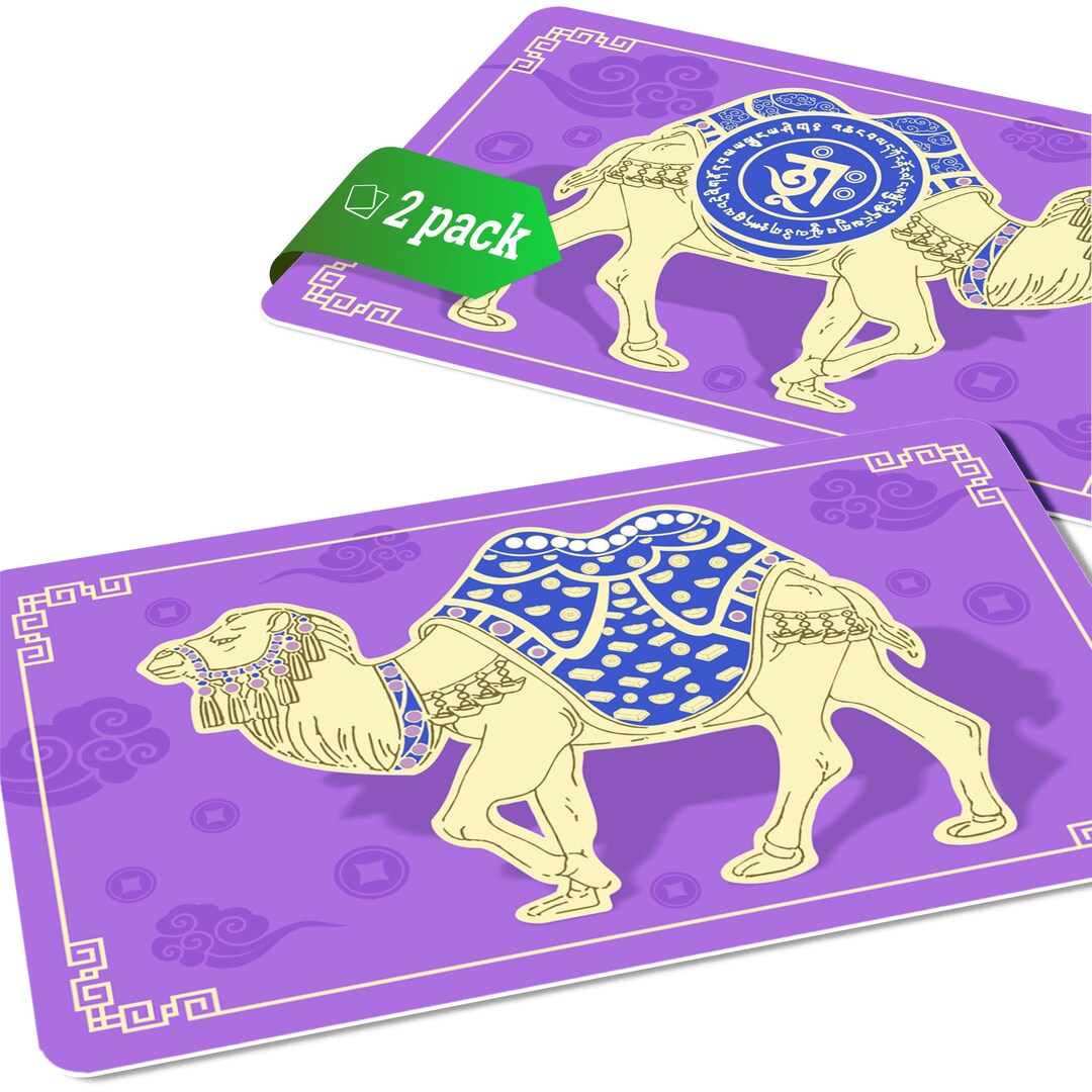 Cash Flow Camel Feng Shui Amulet Card, Symbol of Wealth and Business ...