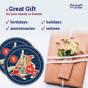 Period 9 Windhorse Amulet Feng Shui Stickers, Symbol of Magnificent ...