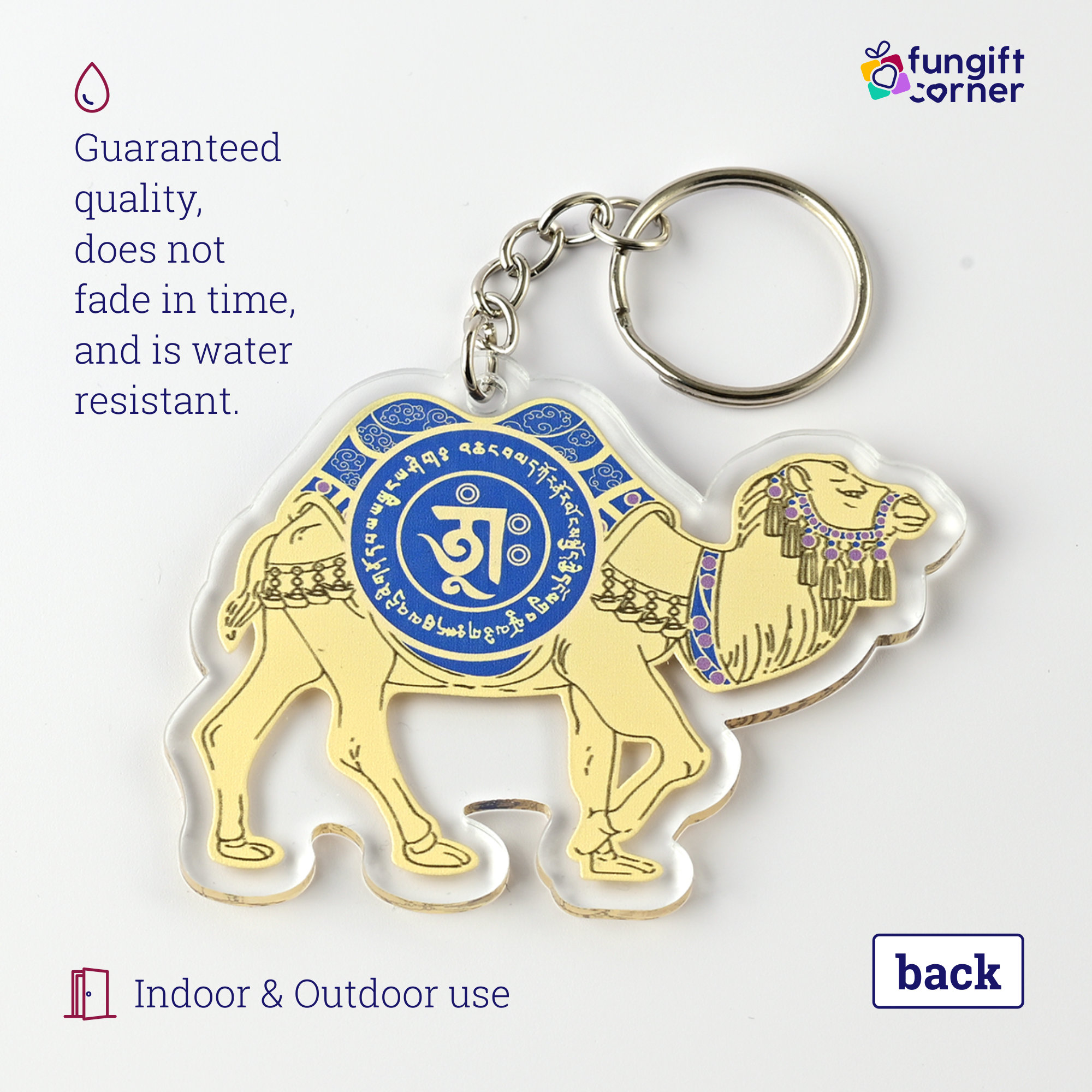 Cash Flow Camel Amulet Feng Shui Keychains, Symbol for Wealth and ...