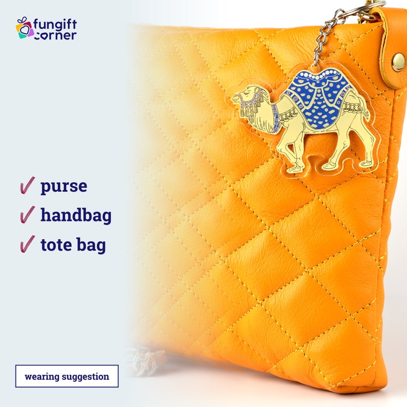 Cash Flow Camel Amulet Feng Shui Keychains, Symbol for Wealth and ...