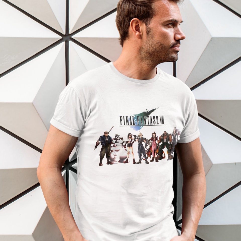 Final Fantasy VII T-Shirt - Cloud Strife - Gaming Clothing - Midgar ...