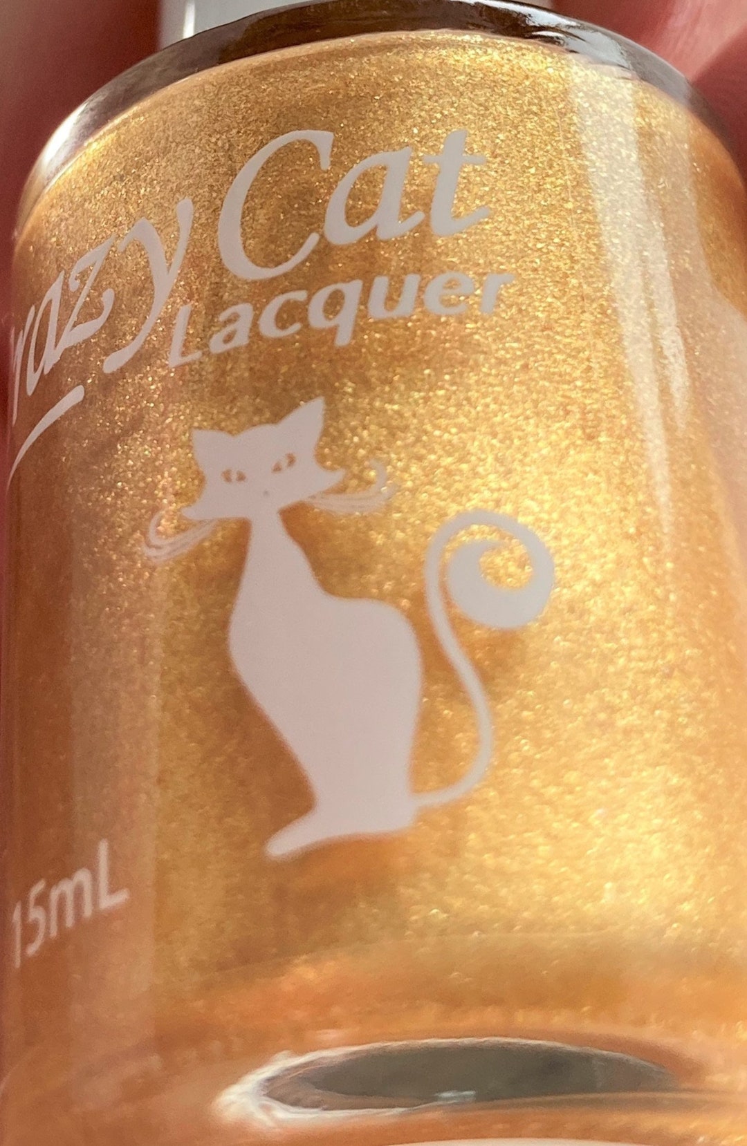 Butterscotch Nail Polish Gold Glitter Hand-mixed Indie Nail - Etsy