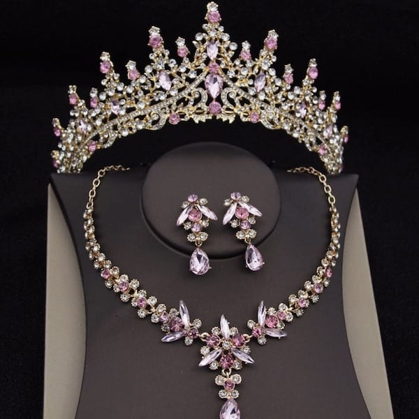 Pink Tiara - Etsy