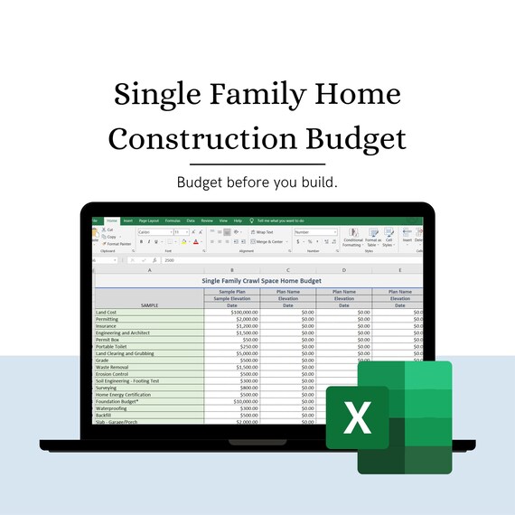 Hoja De Cálculo De Presupuesto De Vivienda En Excel