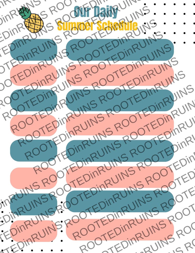 At‑home Summer Camp Printable Templates Bundle – Kids Planner, Activity ...