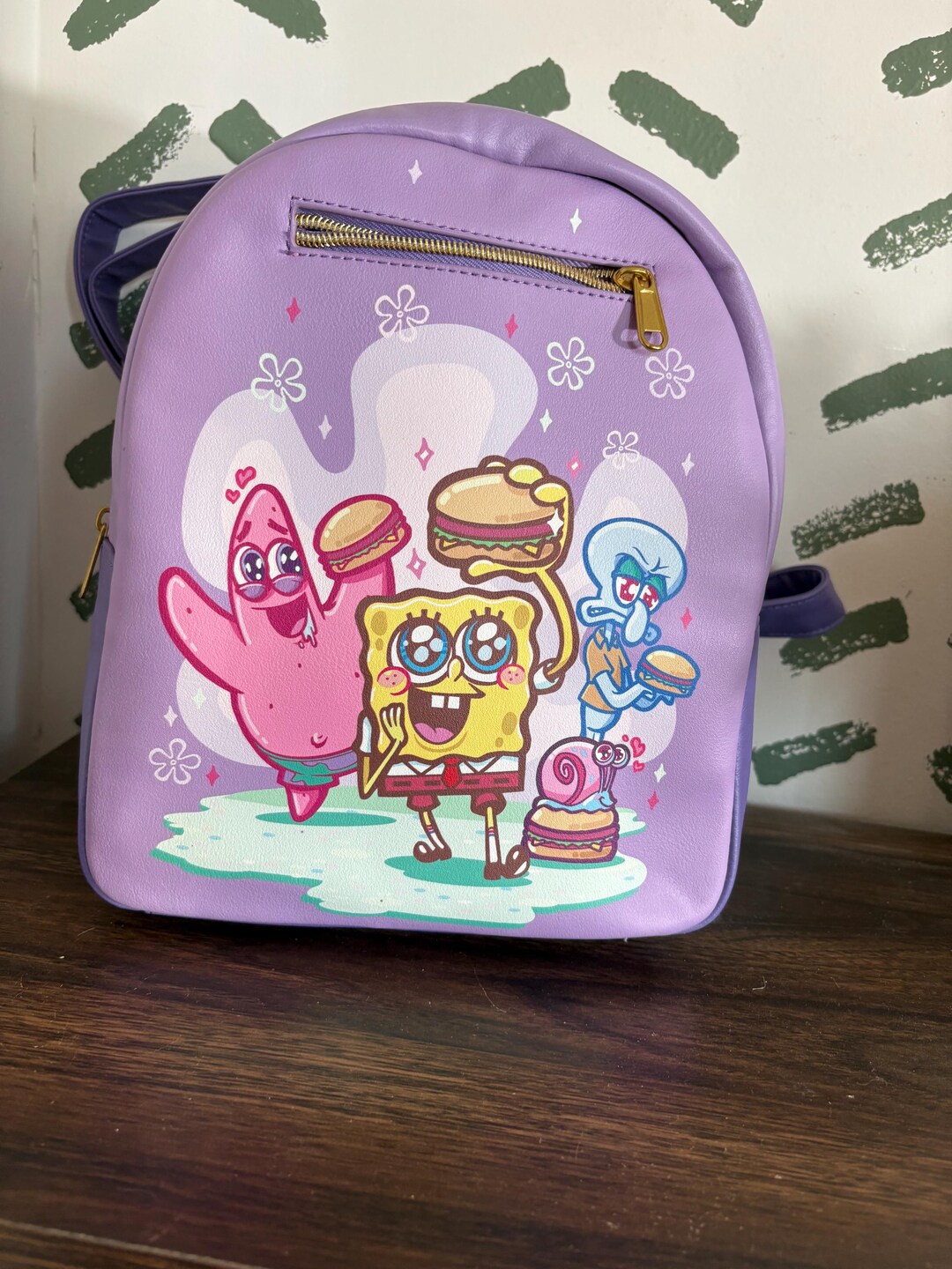 Nickelodeon Loungefly Spongebob Squarepants Mini Backpack – Purple ...