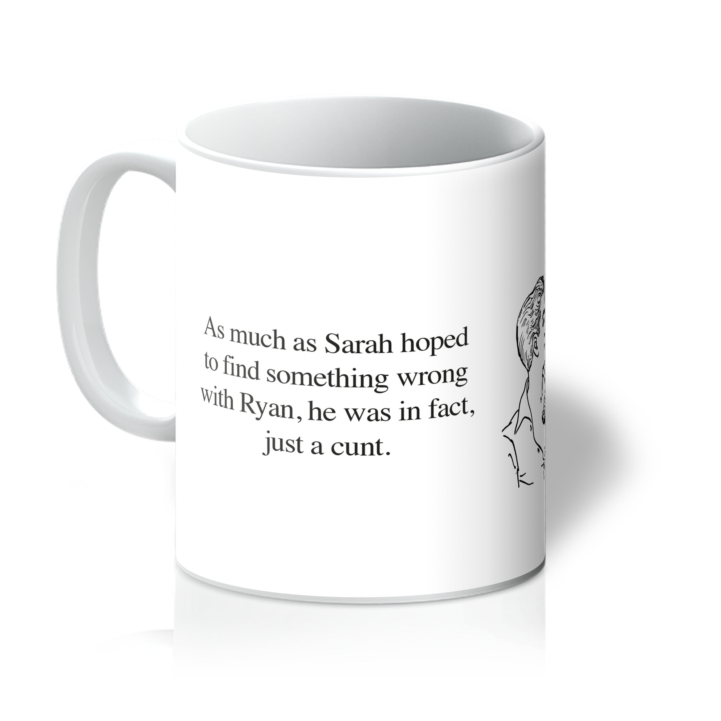 Funny Rude Mug Ryan Cnt Classic Illustration, Perfect for a Cnt of a ...