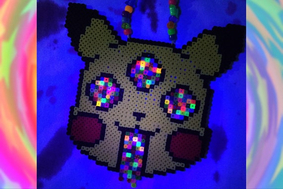 Acid Pikachu Perler