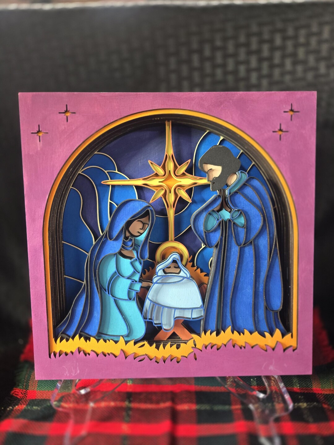 Nativity Shadow Box - Etsy