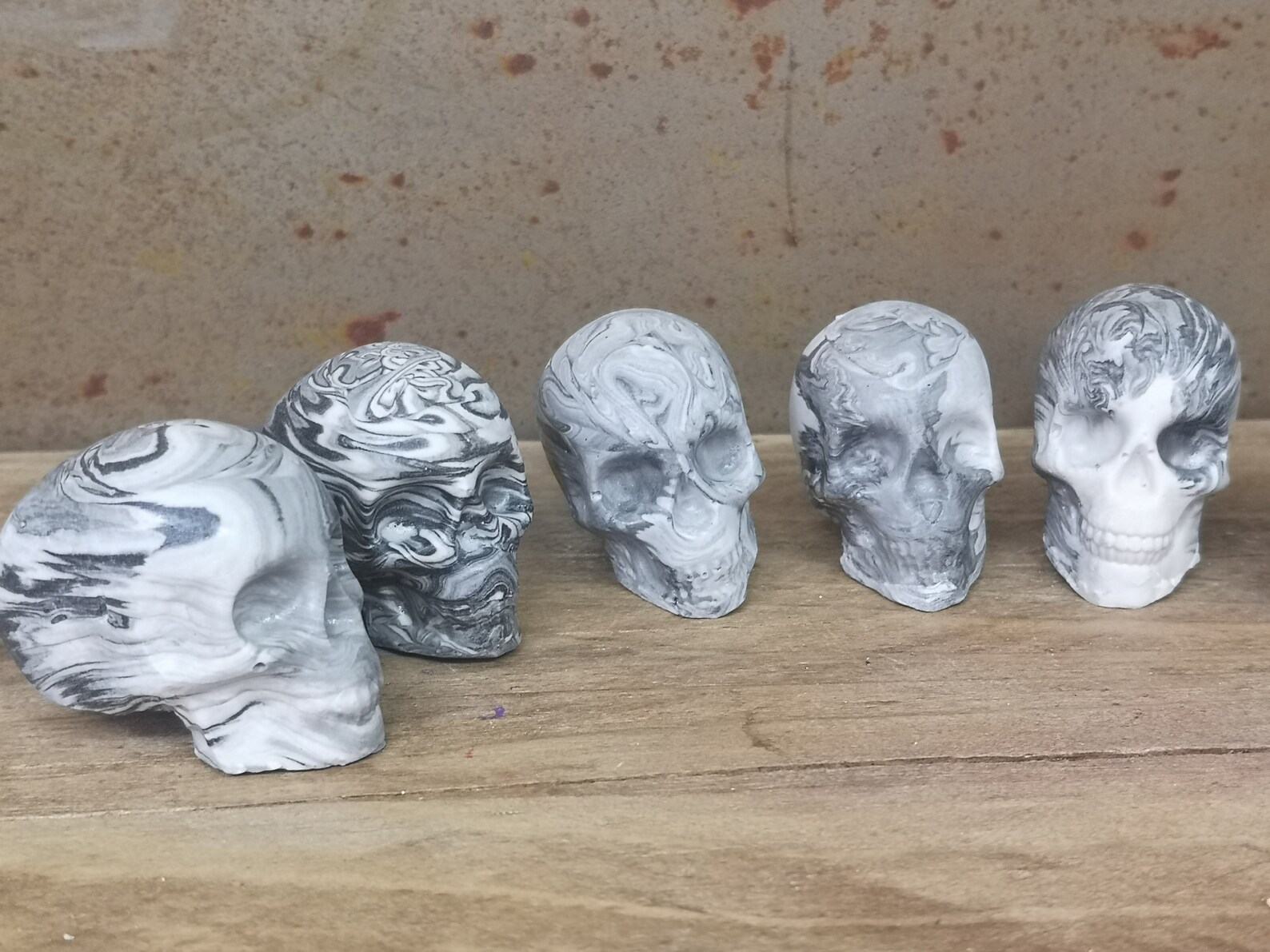 Black Marble Effect Skull Knobs Skull Knobs With 16 Mm Thread - Etsy