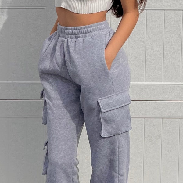 Cargo Sweatpants for Women - Etsy