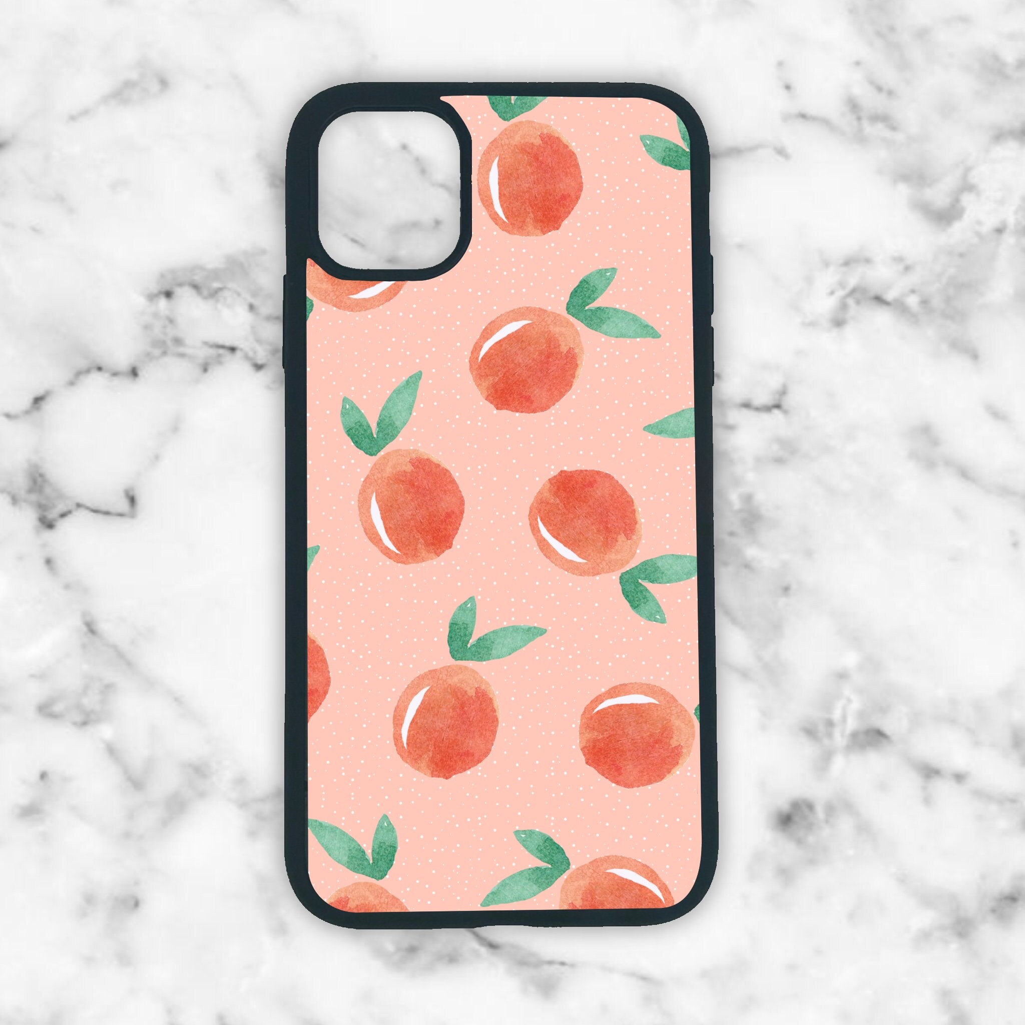 Peach Phone Case Samsung & iPhone Cases | Etsy