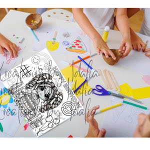 Printable Birthday Activity Sheet, Png,svg , Pdf Digital File, Kids ...