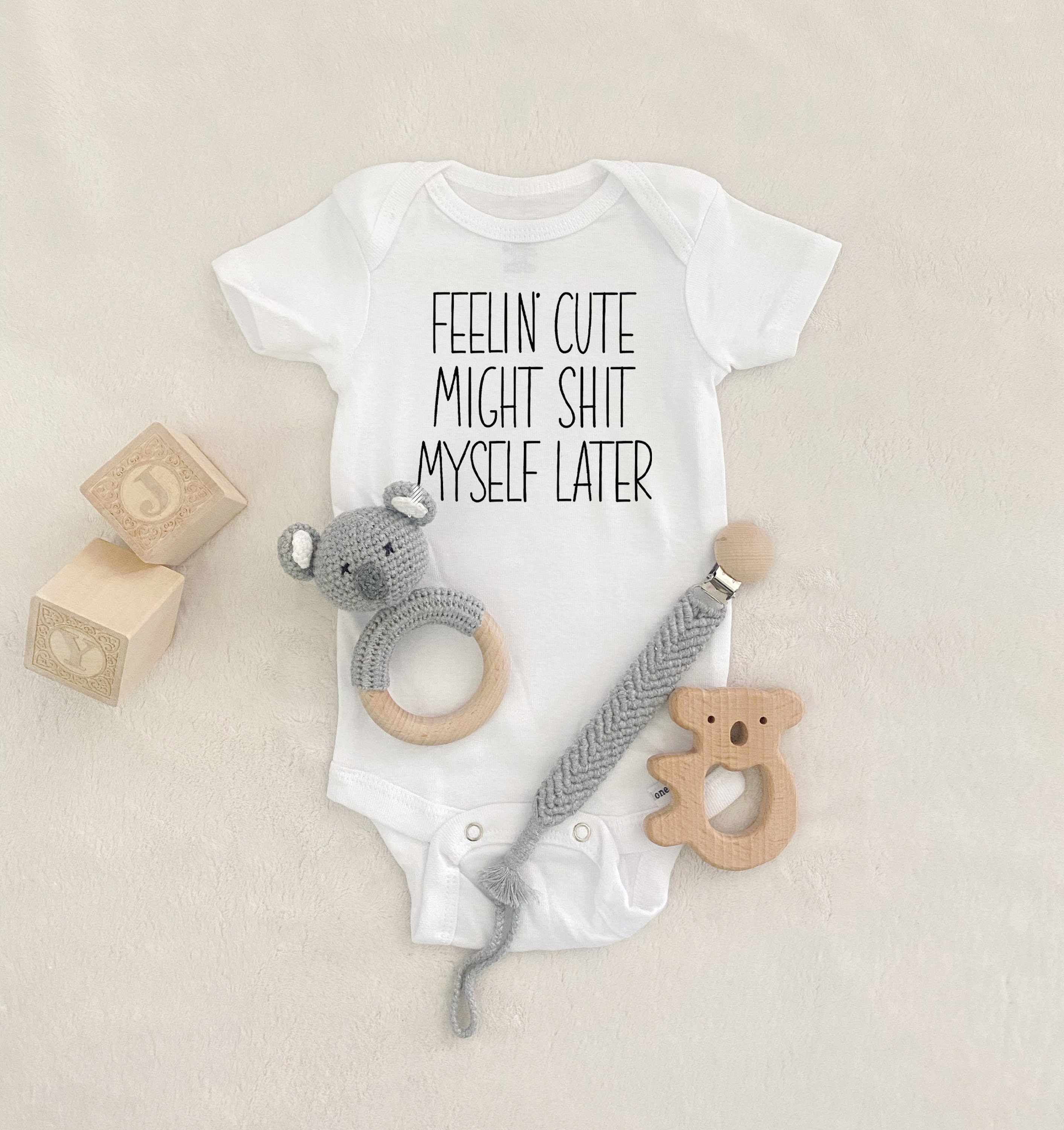 Poopy Funny Hilarious Cute Feelin' Cute Might Shit Myself Later Baby ...