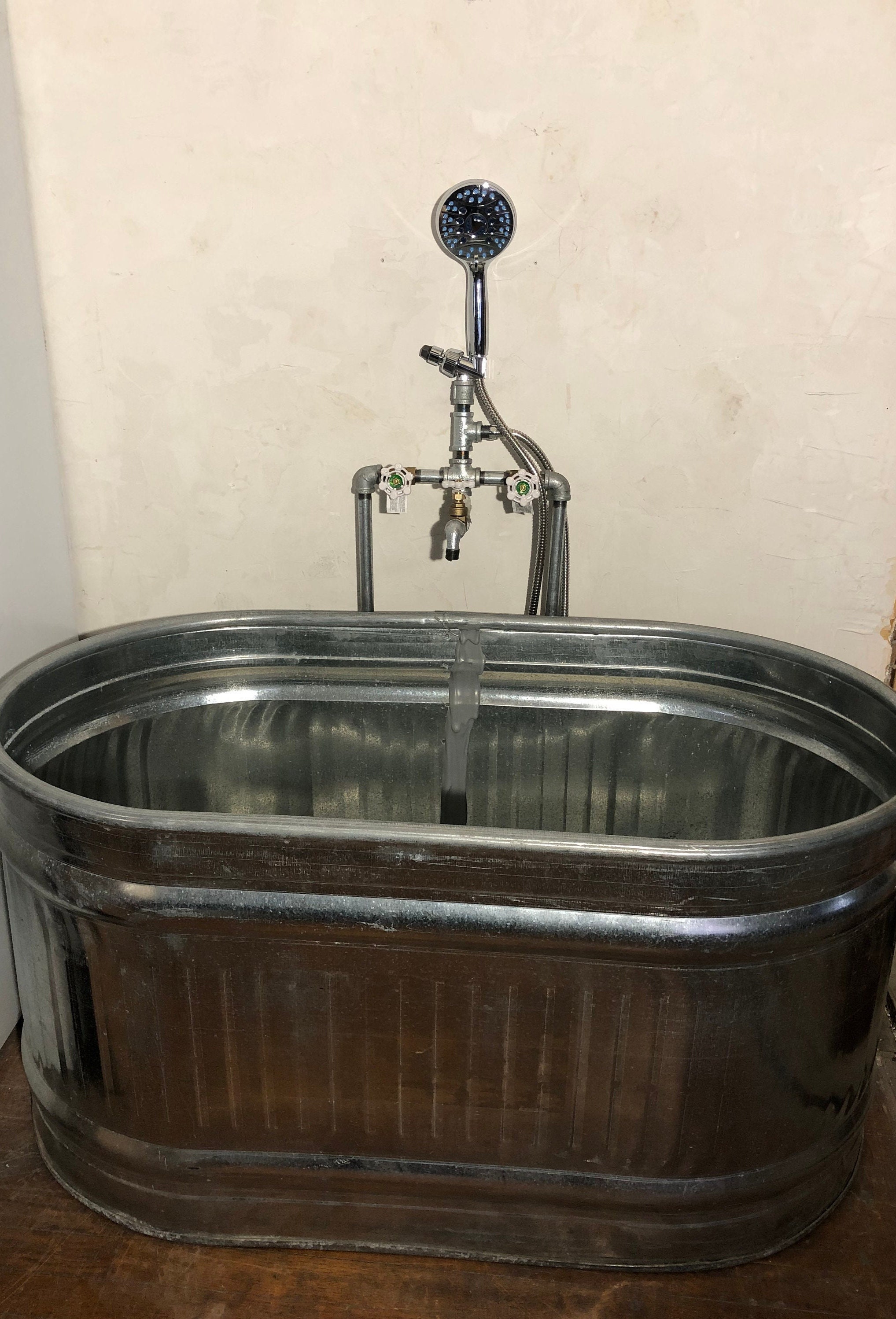 Bathtub Rustic Galvanized Stock Tank Hillbilly Bathtub and - Etsy