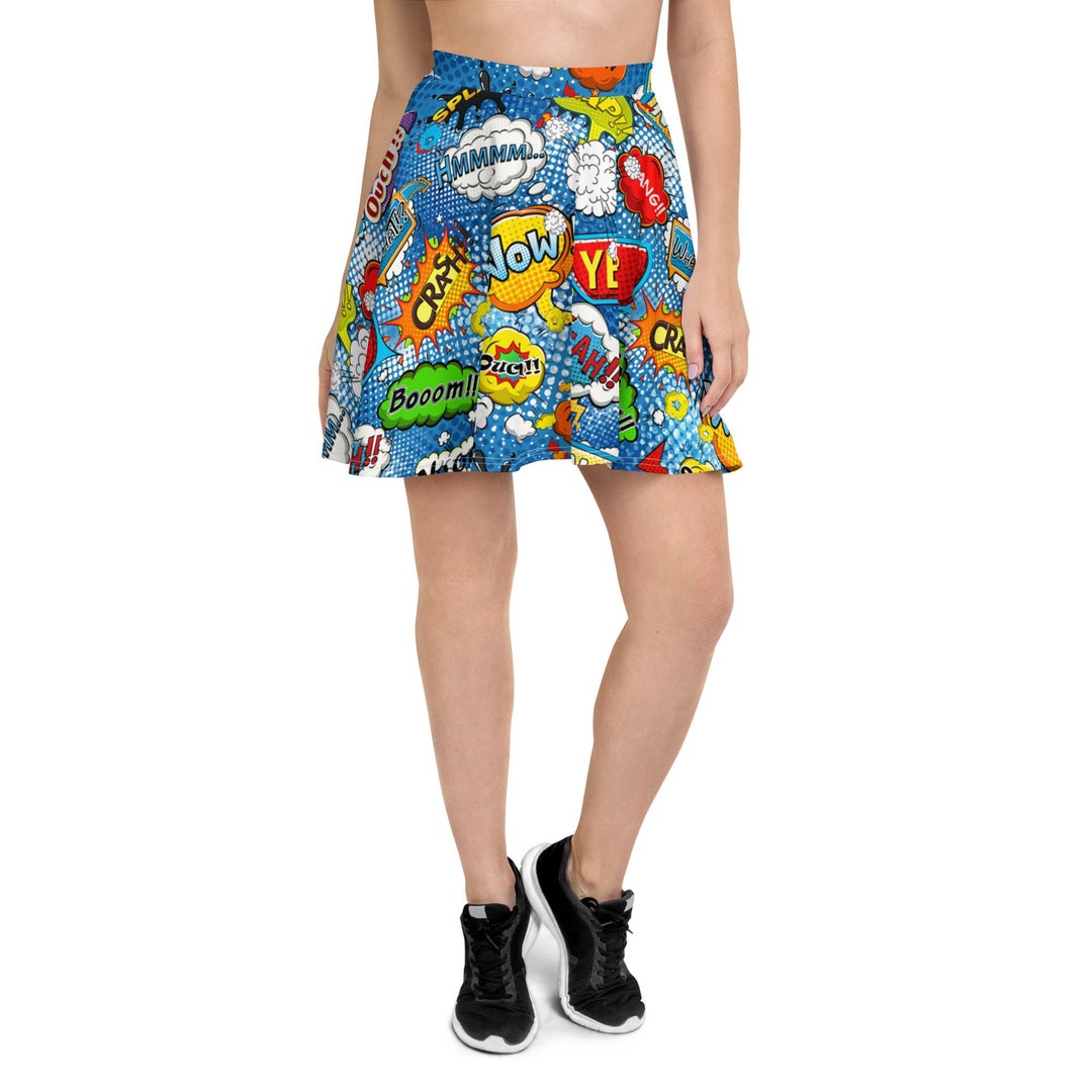 Comic Bubbles Style | Comic Book Action Bubble All-over Print Skater ...