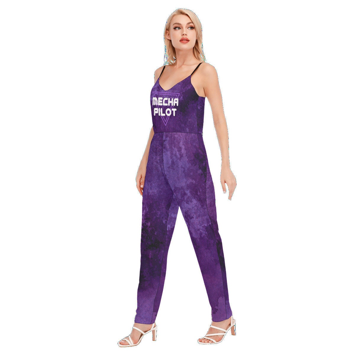 Mecha Pilot Giant Robot Mechanic Fun Cosplay Costume Top Purple Grunge ...